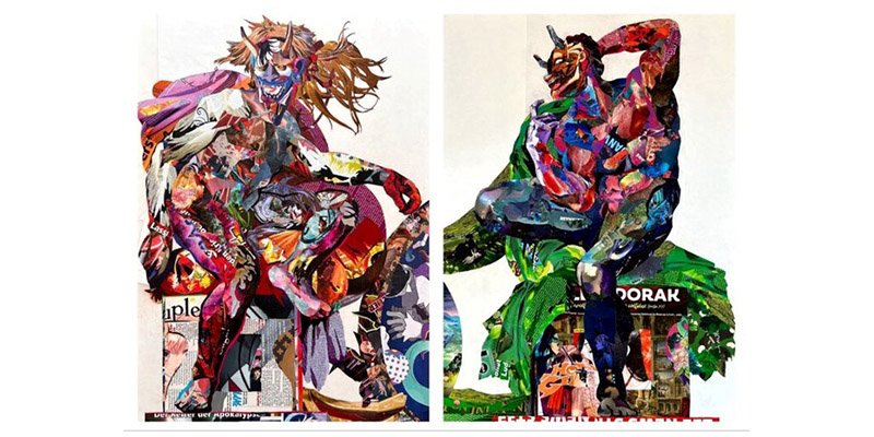 De la pictura în ulei la colaje bazate pe cultura Anime - SUBTEXT
